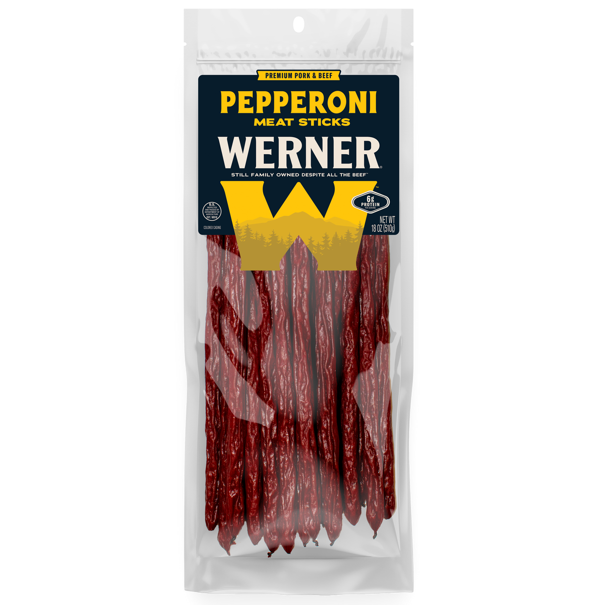 Premium Smoked Meat Sticks Bulk Bags – Werner Gourmet Meat Snacks