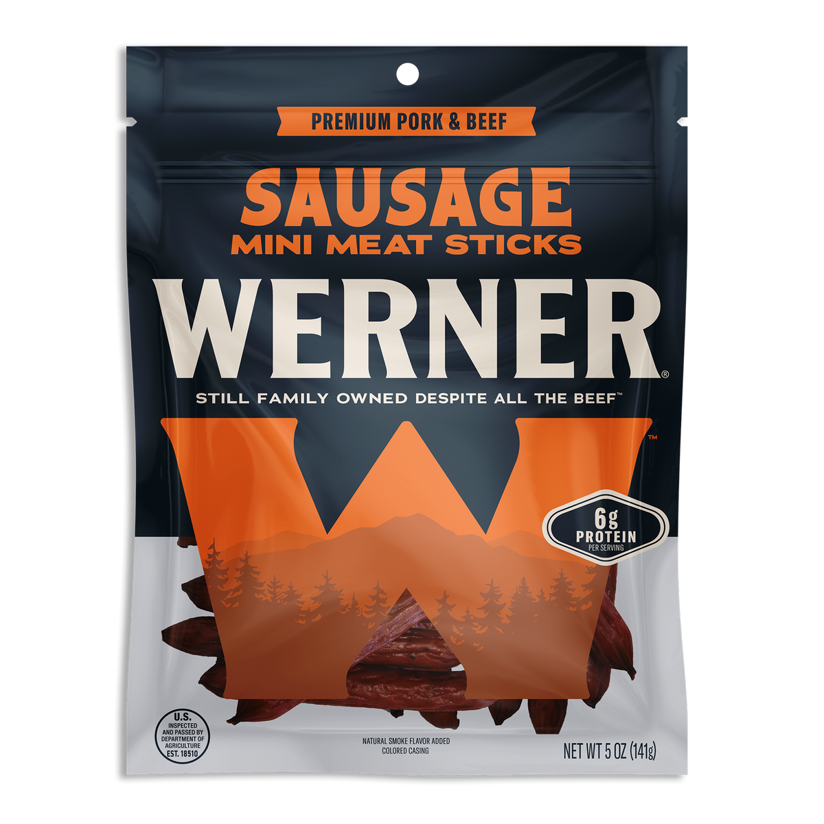Sausage Mini Meat Sticks – Werner Gourmet Meat Snacks